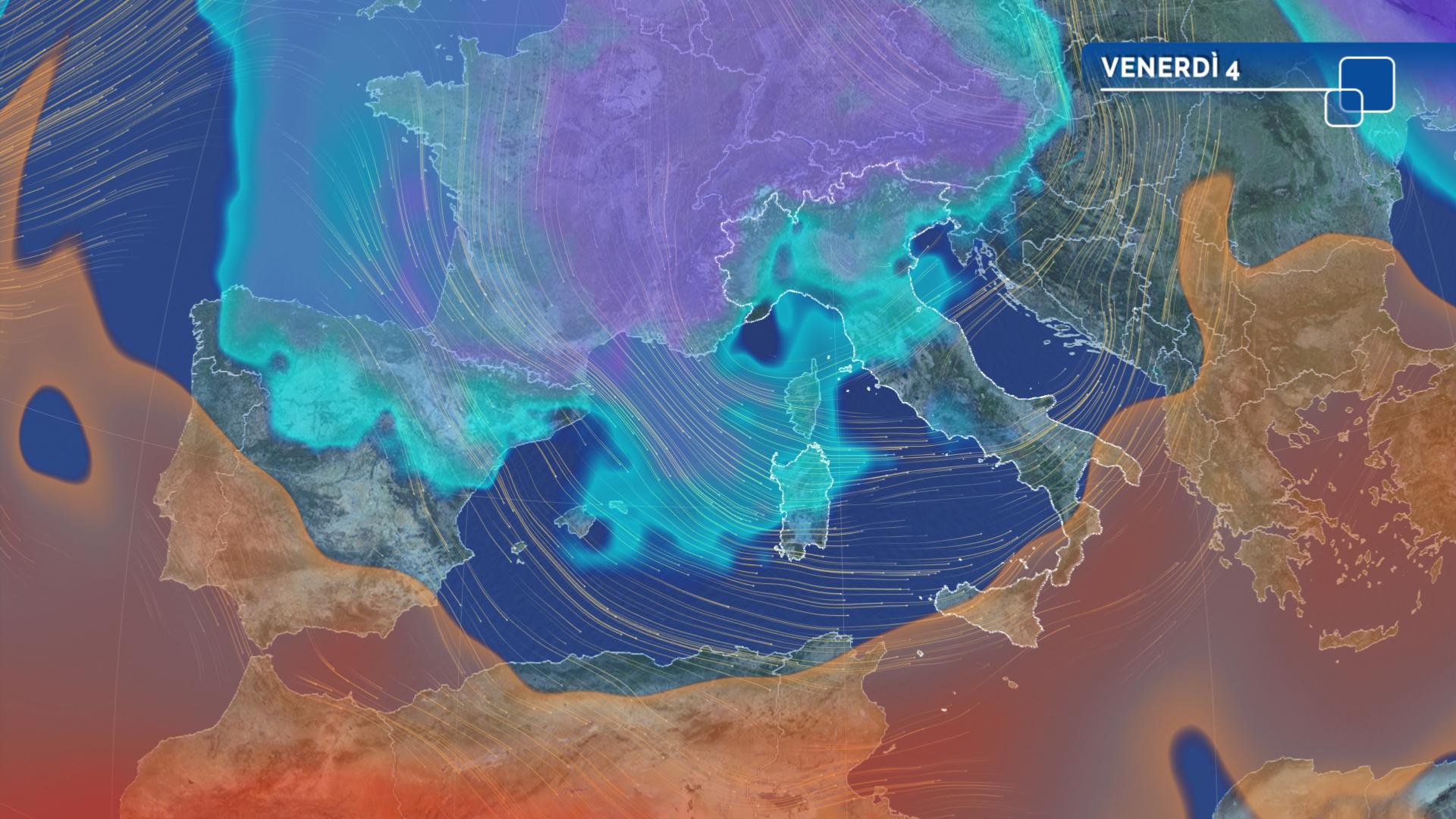 Pioggia, vento e neve: l'autunno torna sulla scena meteo - Icona Clima